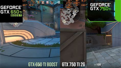 Gtx 750 Ti Vs Gtx 650 Ti Boost Youtube