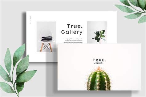 True Minimal Powerpoint Infinity Vector Studio