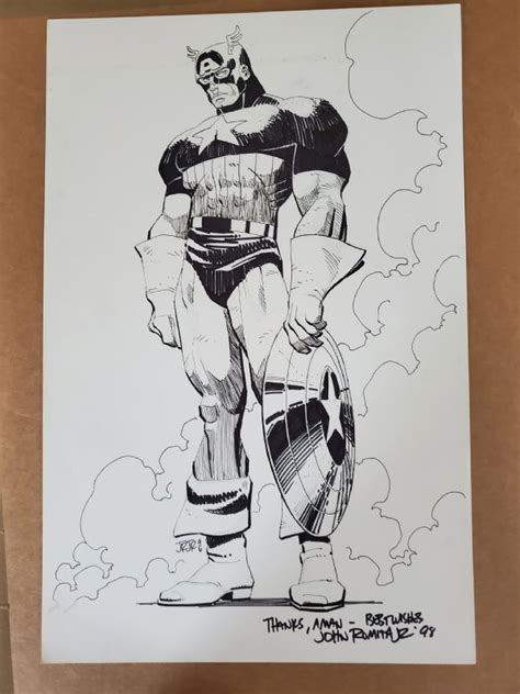 John Romita Jr Captain America In Aman Guptas John Romita Jr Comic