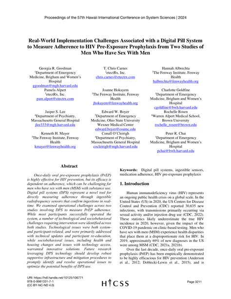 Pdf Real World Implementation Challenges Associated With A Digital Pill System To Measure