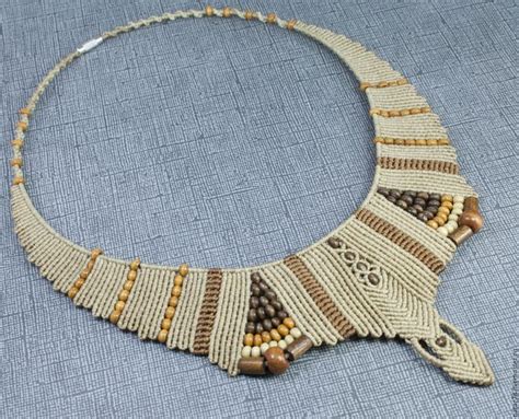 Купить Колье воротник Древесный эльф макраме коричневый колье ручной работы колье воротник