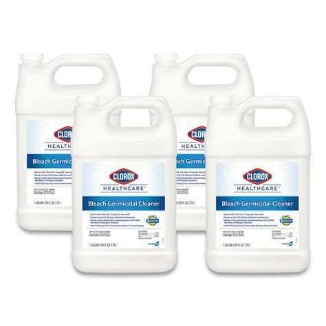 Clorox Healthcare Bleach Germicidal Disinfectant Cleaner 128 Oz