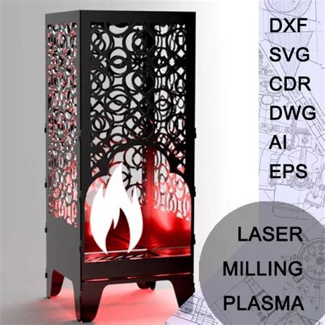Laser Cut Vector Dxf Svg Cdr File Vector For Cnc Plasma Router Laser