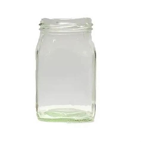 Food Grade Metal 200 ML Square Honey Glass Jar At Rs 8 5 Piece In