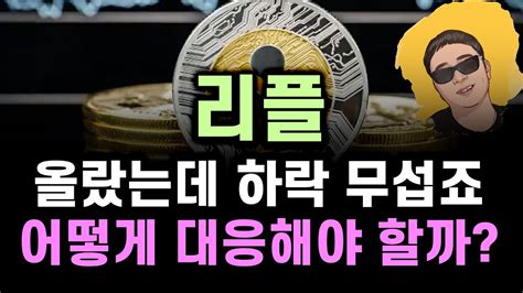 리플 코인전망 가격이 많이 올랐을때 주는 하락만큼 무서운건 없죠 그러면 리플 어떻게 대응해야 할까요 Youtube