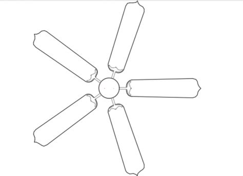 2D Detailing Of A Fan Cadbull
