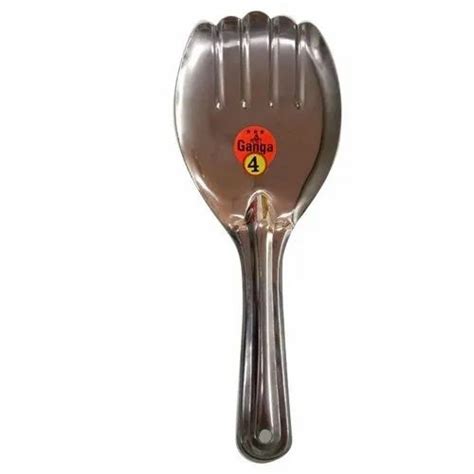 Silver Stainless Steel Rice Serving Spoon Size X Cm At Rs Piece In Palghar
