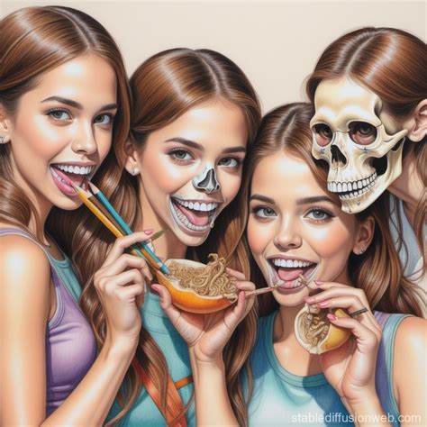 Braces Joyful Look Beautiful Park Background Prompts Stable Diffusion