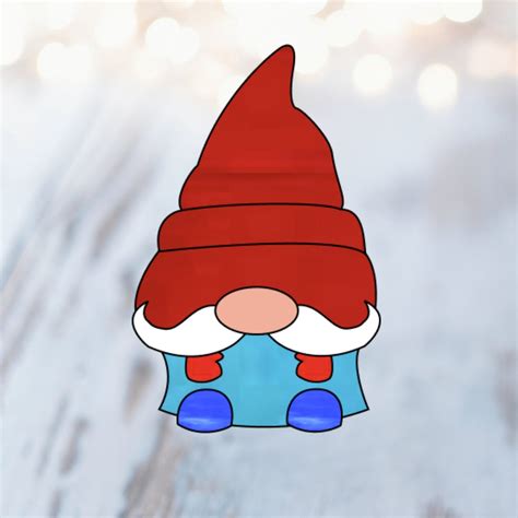 Stained Glass Gnome Garden Pattern For Beginners Digital Pdf Downloa