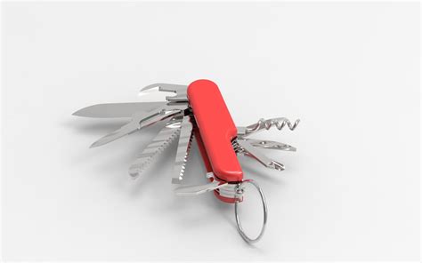瑞士军刀solidworks 2014模型图纸下载 懒石网