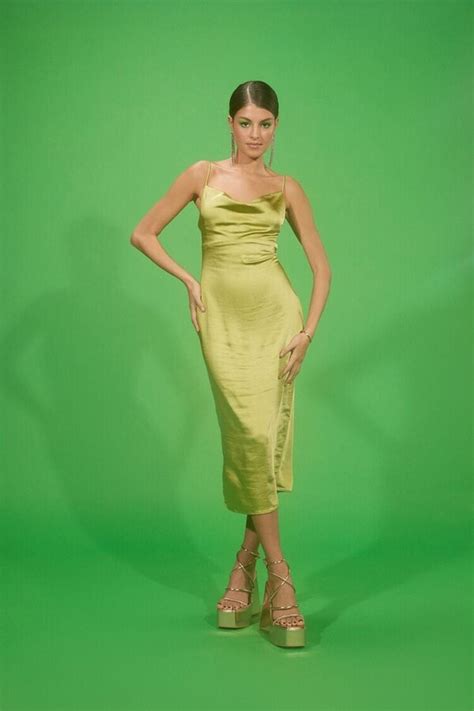 Forever 21 Satin Cowl Midi Slip Dress Shopstyle
