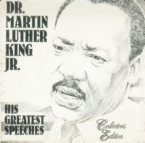 Dr Martin Luther King Jr His Greatest Speeches Discogs