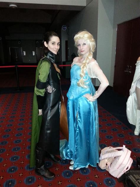 Queen Elsa And Loki By Pastelpoptart On Deviantart