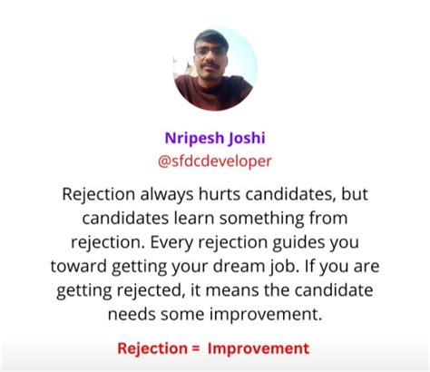 Nripesh Joshi On Linkedin Rejection Resilience Keeppushing