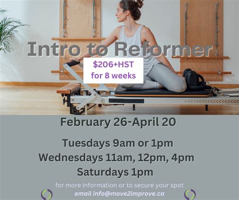 Intro To Reformer Class Mywelland