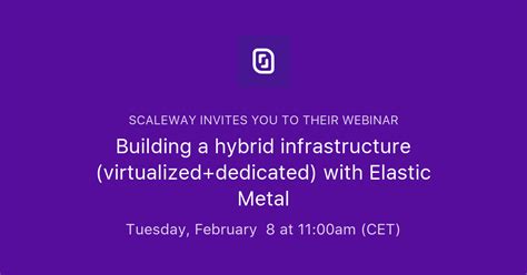 Building A Hybrid Infrastructure Virtualized Dedicated With Elastic