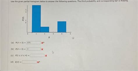 Solved Use The Given Partial Histogram Below To Answer The