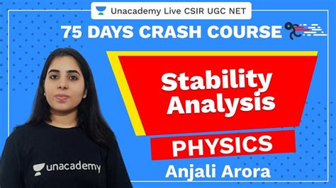75 Days Csir Ugc Net Crash Course Stability Analysis Unacademy Live