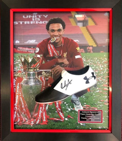 Trent Alexander Arnold Signed And Framed Football Boot Liverpool Fc Af