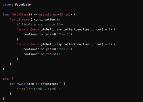 Iosdevelopment Swiftconcurrency Asyncstream Rxswift Combine