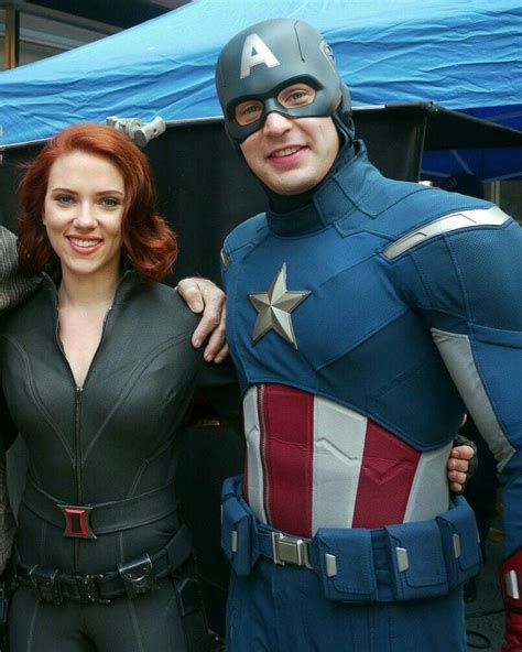Captain America And Black Widow