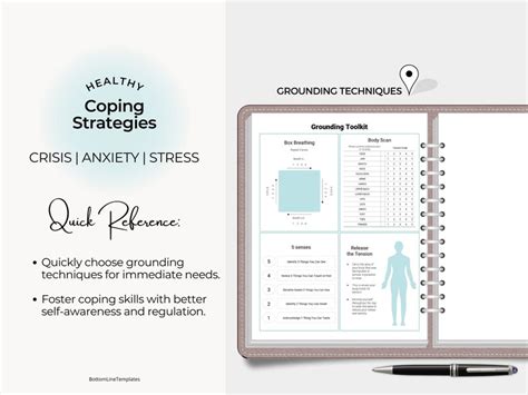 Grounding Toolkit Crisis Coping Skills Fast Acting Stress Relief Strategies Anxiety Coping