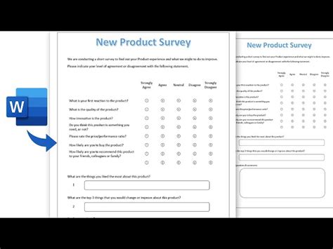 Free 48 Examples Of Survey Forms In Ms Word Pdf