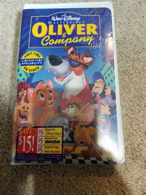 WALT DISNEY S MASTERPIECE Oliver Company VHS With Clam Shell PicClick UK