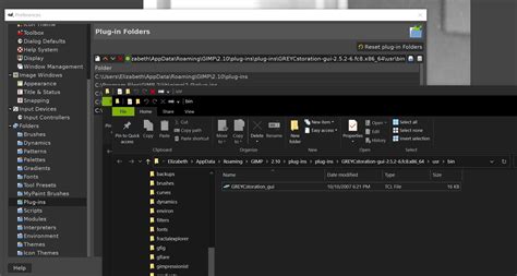 Weird Questioncan I Use A Usr File Or A Gui File In Gimp To Re Set Up A Plug In Gimp