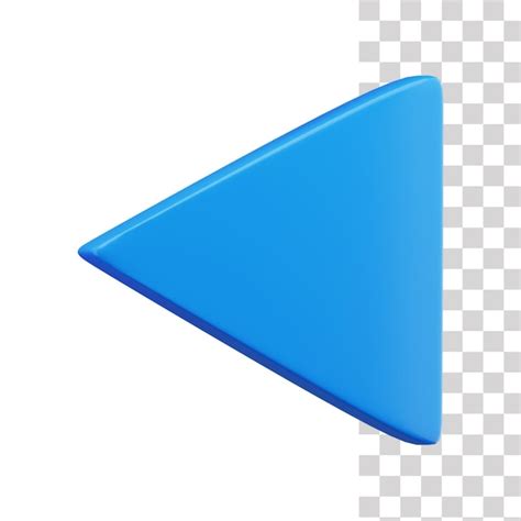 Flecha Izquierda Icono 3d Archivo Psd Premium