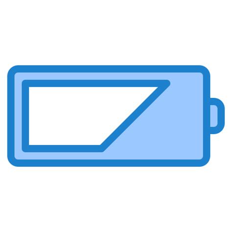 Half Battery Free Electronics Icons
