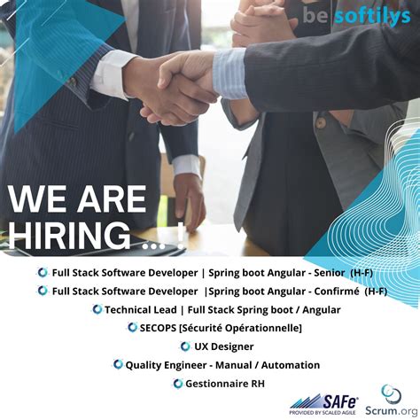 Digitalrecruitment Job Devops Fullstackdeveloper Cdi Scrum Agile Springboot Jira