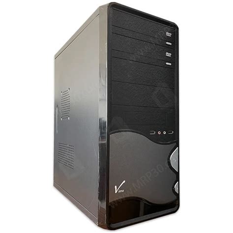 خرید و قیمت کیس کامپیوتر ویرا Viera Black Silver 102 استوک ترب