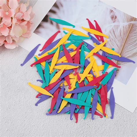 100PCS Rubber Ligature Ties Ring Disposable Dental Orthodontic Elastic Placer For Braces Bands