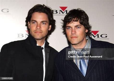 Evan Lowenstein And Jaron Lowenstein During Bmg After Grammy Party