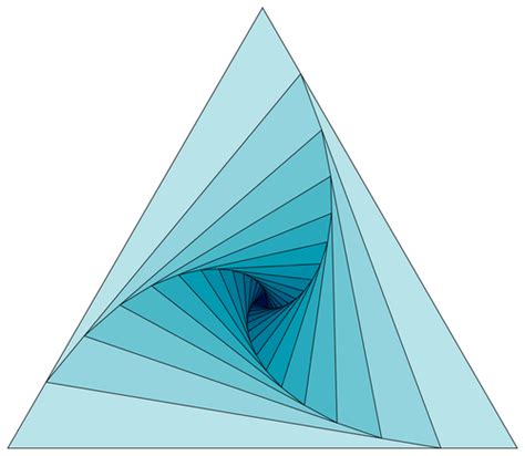 Geometry The Vertices Of An Equilateral Triangle Are Shrinking