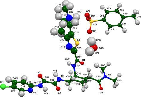 Crystal Structure Of Edoxaban Tosylate Monohydrate Form I