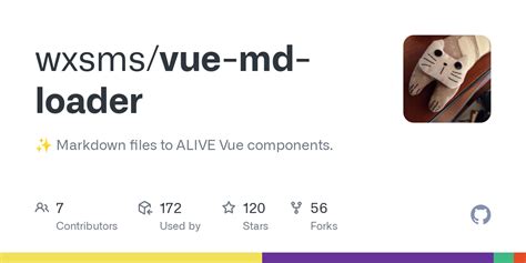 GitHub Wxsms Vue Md Loader Markdown Files To ALIVE Vue Components