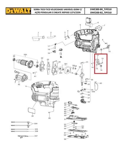 Kit Guia Da Lamina Completo Para S Tico Tico Dewalt Dwe300 MercadoLivre