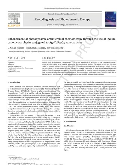 Pdf Enhancement Of Photodynamic Antimicrobial Chemotherapy Through