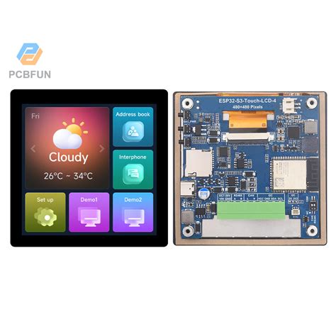 Pcbfun ESP32 S3 Touch LCD 4 ESP32 S3 Màn hình cảm ứng điện dung LCD 4