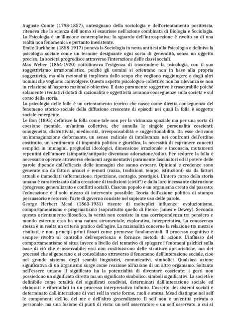 Riassunto Psicologia Sociale Docsity