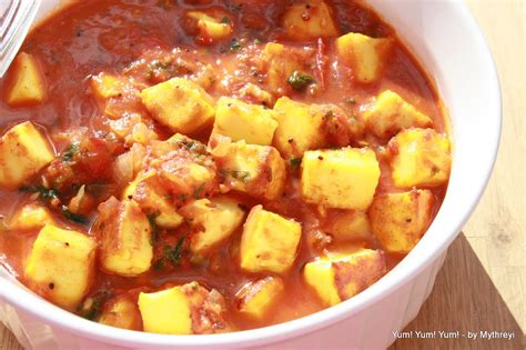 Yum Yum Yum Paneer Tomato Curry Simple And Delicious