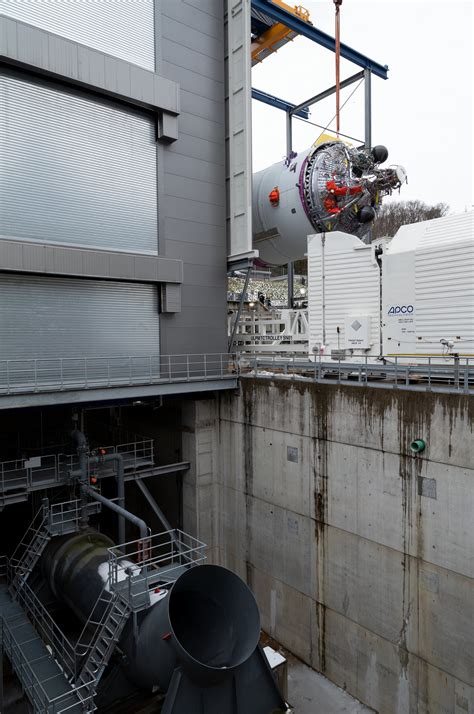 esa ariane 6 upper stage installed for tests