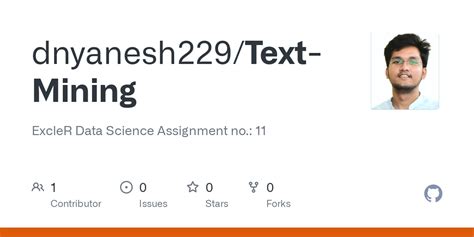 GitHub Dnyanesh Text Mining ExcleR Data Science Assignment No