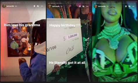 Cardi B Gave Offset A 2 Million Check For His Birthday Glamour