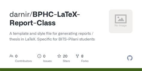 Github Darnirbphc Latex Report Class A Template And Style File For