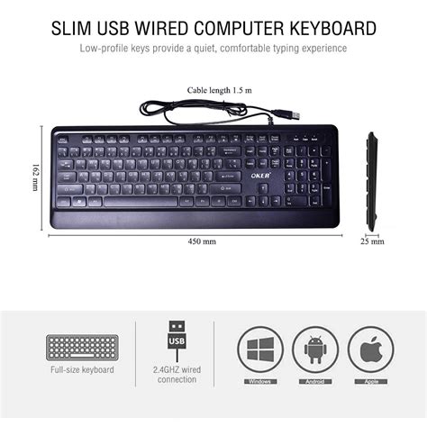 🚀ส่งเร็ว🚀 ร้านdmแท้ๆ Oker Kb 1019 Necromancy Backlit Gaming Keyboard คี