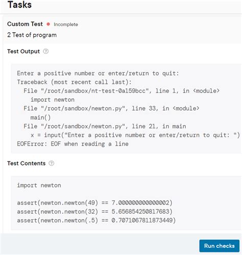 [Solved] Package Newton's method for approximating square roots (Case ...