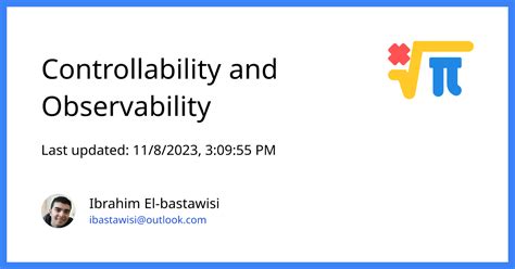 Controllability And Observability